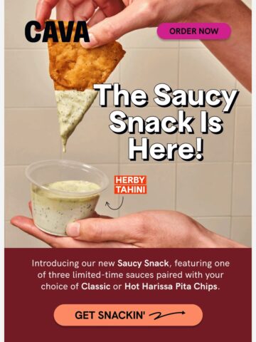 Email Inspiration from CAVA - Email Love