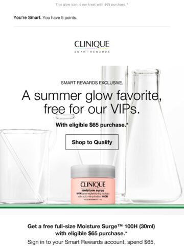 Email Inspiration from Clinique Online - Email Love