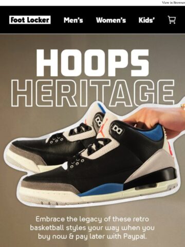 Email Inspiration from Foot Locker - Email Love