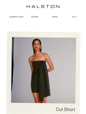 Email Inspiration from Halston - Email Love