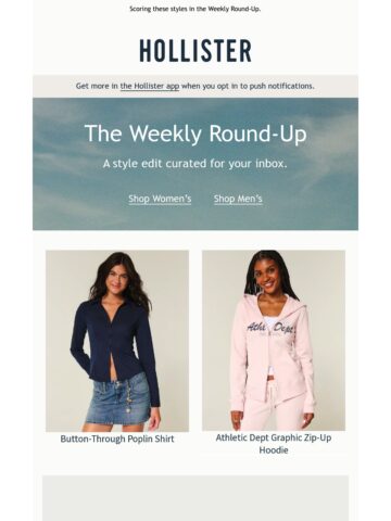 Email Inspiration from Hollister - Email Love
