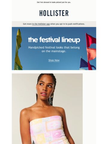 Email Inspiration from Hollister - Email Love
