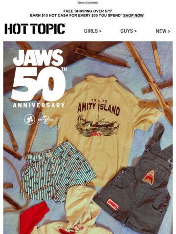 Email Inspiration from Hot Topic - Email Love