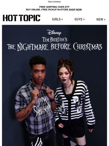 Email Inspiration from Hot Topic - Email Love