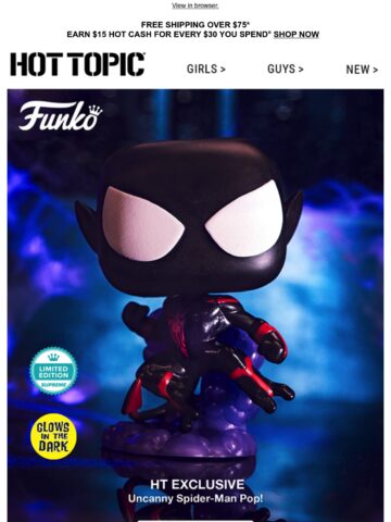 Email Inspiration from Hot Topic - Email Love