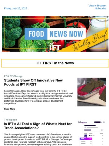 Email Inspiration from IFT - Email Love