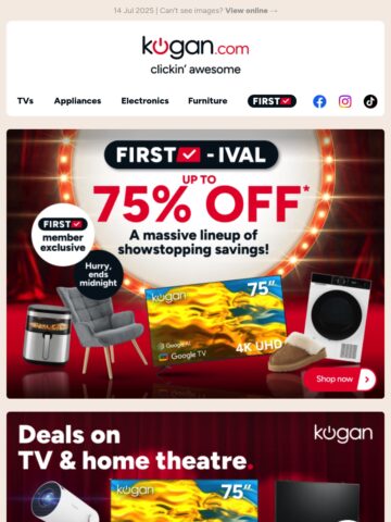 Email Inspiration from Kogan.com - Email Love