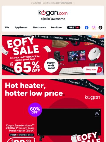 Email Inspiration from Kogan.com - Email Love