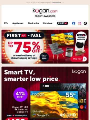 Email Inspiration from Kogan.com - Email Love
