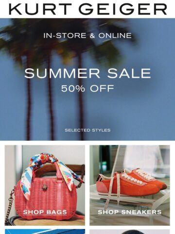 Email Inspiration from Kurt Geiger - Email Love