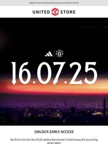 Email Inspiration from Manchester United - Email Love