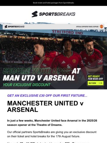 Email Inspiration from Manchester United - Email Love