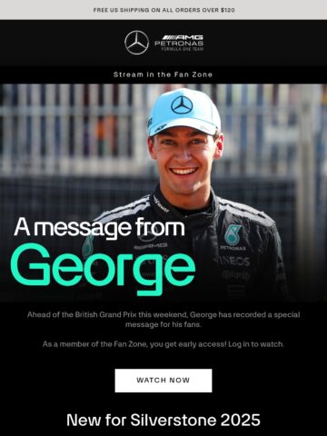 Email Inspiration from Mercedes-AMG PETRONAS F1 Team - Email Love