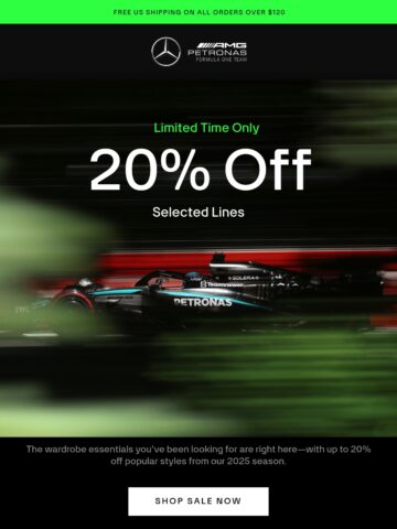 Email Inspiration from Mercedes-AMG PETRONAS F1 Team - Email Love