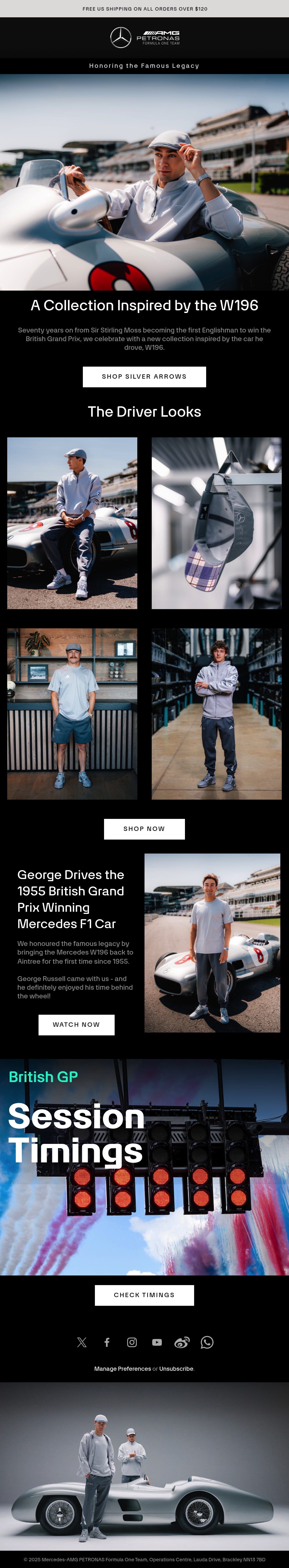 Email Inspiration from Mercedes-AMG PETRONAS F1 Team - Email Love