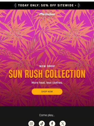 Email Inspiration from MeUndies - Email Love