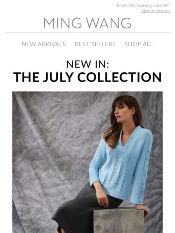 Email Inspiration from Ming Wang - Email Love