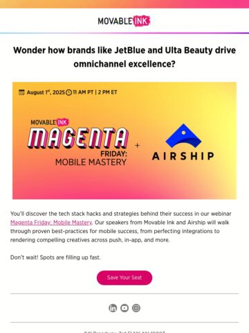 Email Inspiration from Movable Ink - Email Love