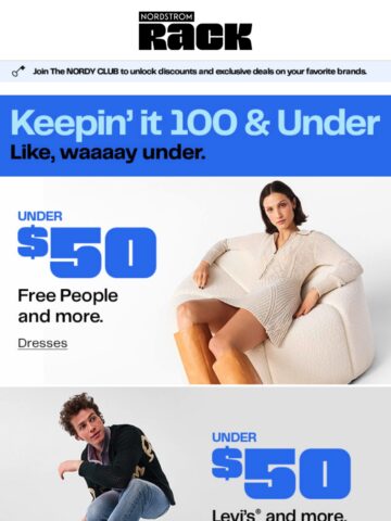 Email Inspiration from NORDSTROM RACK - Email Love