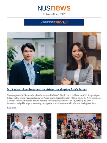 Email Inspiration from NUS News - Email Love