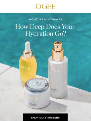 Email Inspiration from Ogee - Email Love
