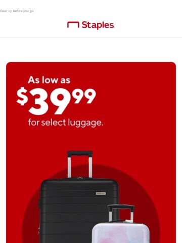 Email Inspiration from Staples - Email Love