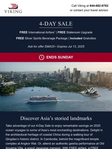 Email Inspiration from Viking - Email Love