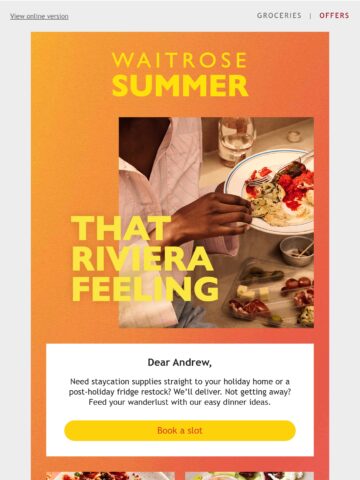 Email Inspiration from Waitrose & Partners - Email Love