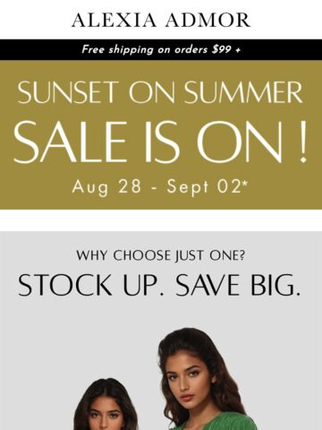 Email Inspiration from Alexia Admor - Email Love
