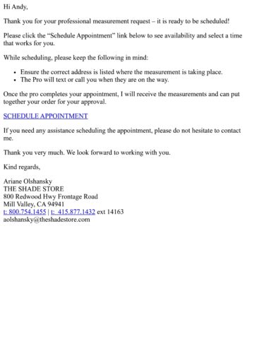 Ariane Olshansky Emails and Newsletters