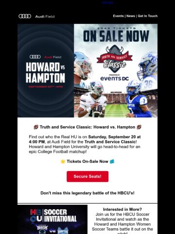 Audi Field Emails and Newsletters (Page 2 of 2)