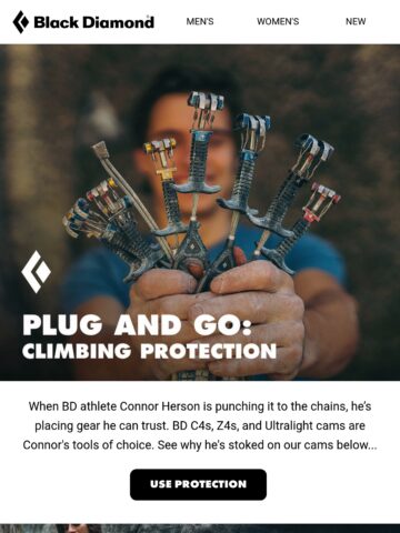 Email Inspiration from Black Diamond - Email Love