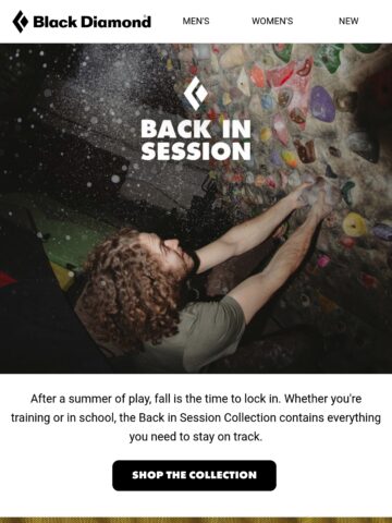 Email Inspiration from Black Diamond - Email Love