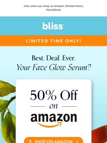 Email Inspiration from Bliss - Email Love