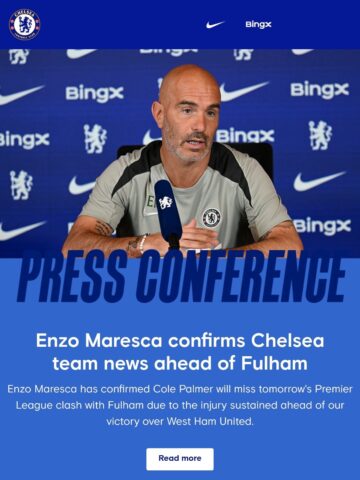 Email Inspiration from Chelsea FC - Email Love