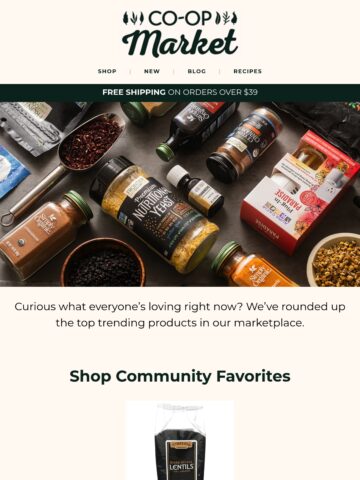 Email Inspiration from Co-op Market - Email Love