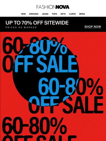 Email Inspiration from Fashion Nova - Email Love