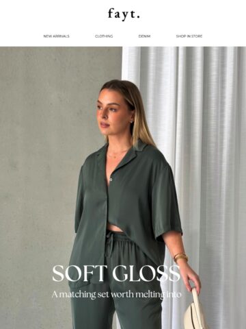 Email Inspiration from Fayt The Label - Email Love