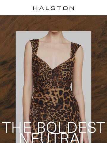 Email Inspiration from Halston - Email Love