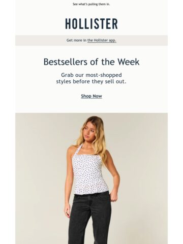 Email Inspiration from Hollister - Email Love