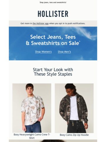 Email Inspiration from Hollister - Email Love