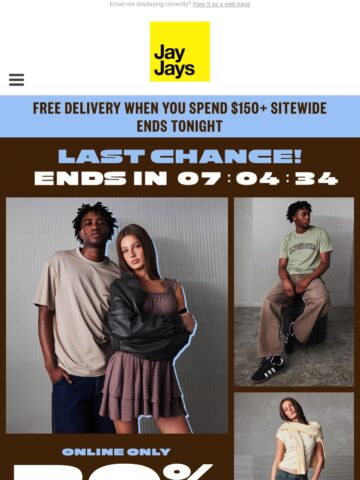 Email Inspiration from Jay Jays - Email Love
