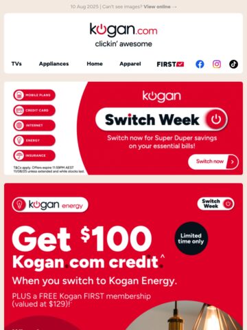 Email Inspiration from Kogan.com - Email Love