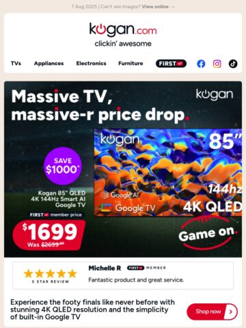 Email Inspiration from Kogan.com - Email Love