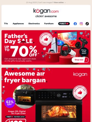 Email Inspiration from Kogan.com - Email Love