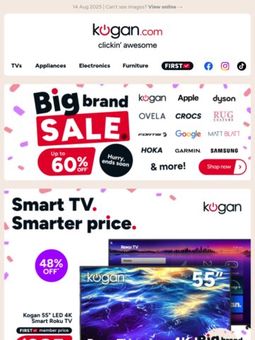 Email Inspiration from Kogan.com - Email Love