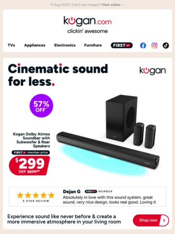 Email Inspiration from Kogan.com - Email Love