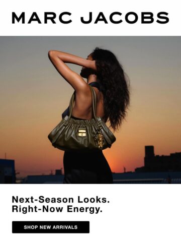Email Inspiration from MARC JACOBS - Email Love