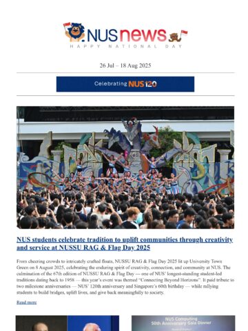 Email Inspiration from NUS News - Email Love
