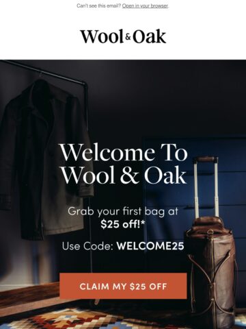 Email Inspiration from Wool & Oak - Email Love